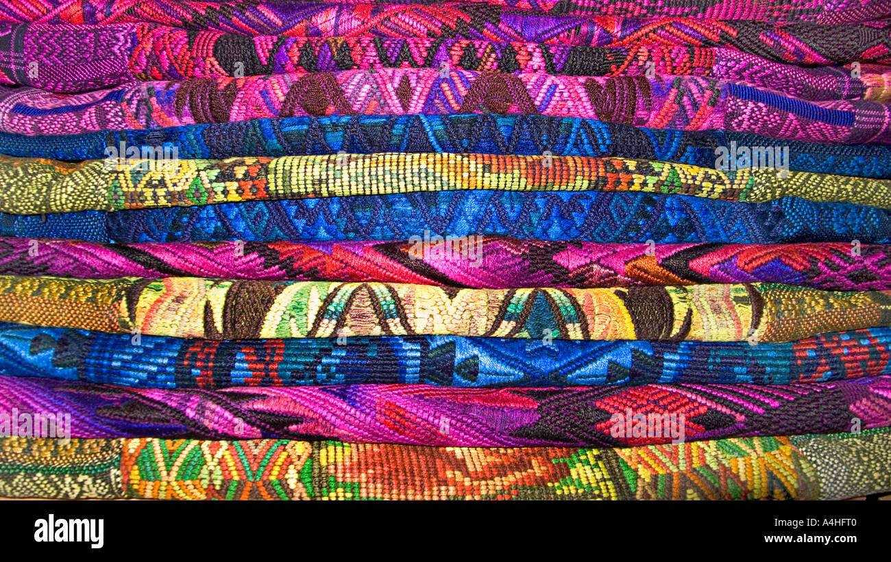 Souvenir textiles antigua guatemala High Resolution Stock Photography ...