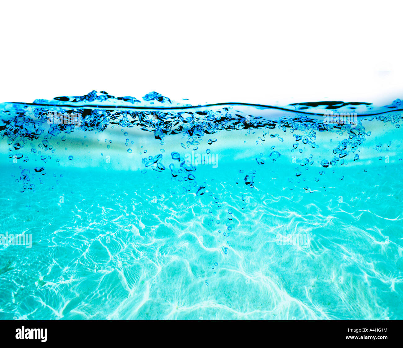 Water right under the surface Stock Photo - Alamy