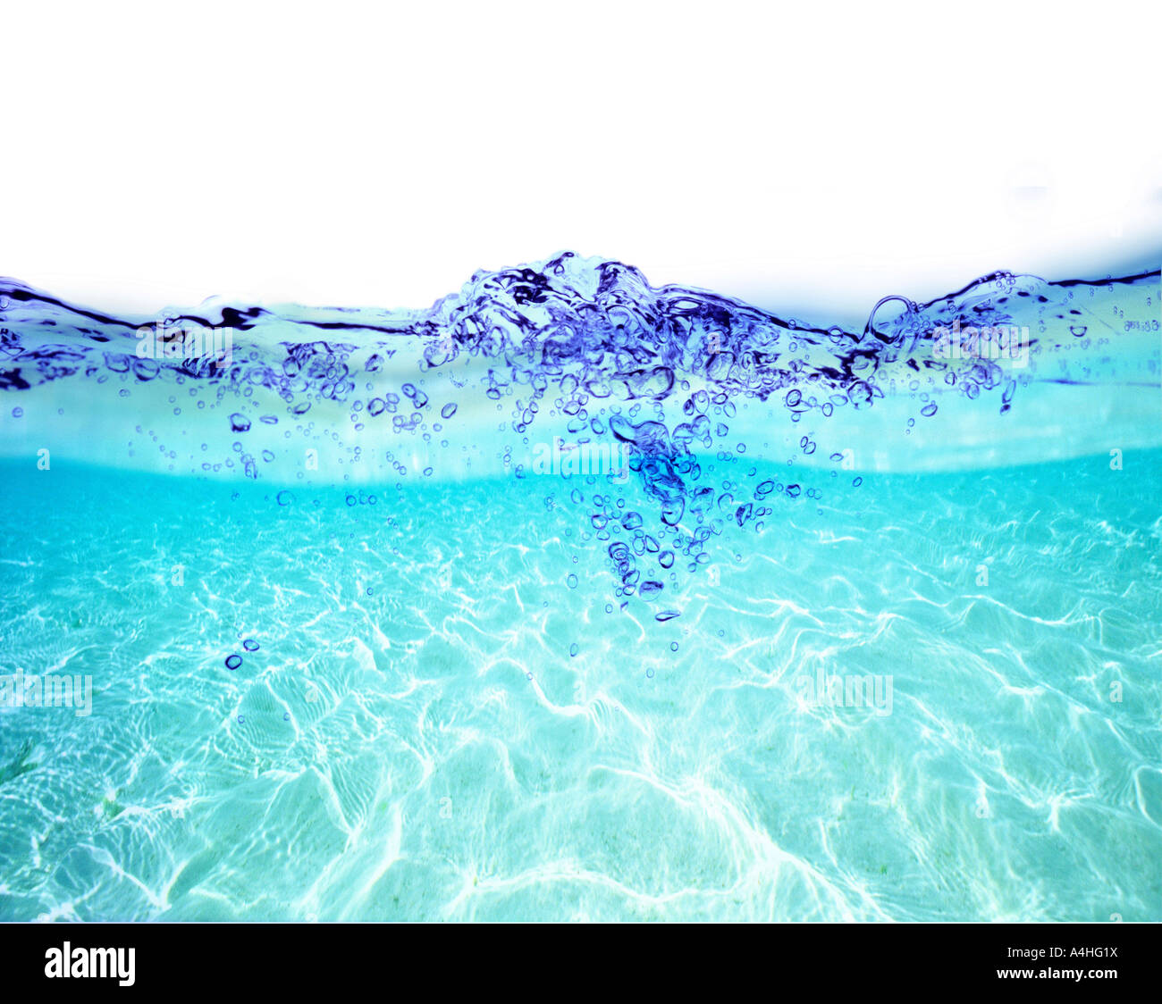 Water right under the surface Stock Photo - Alamy