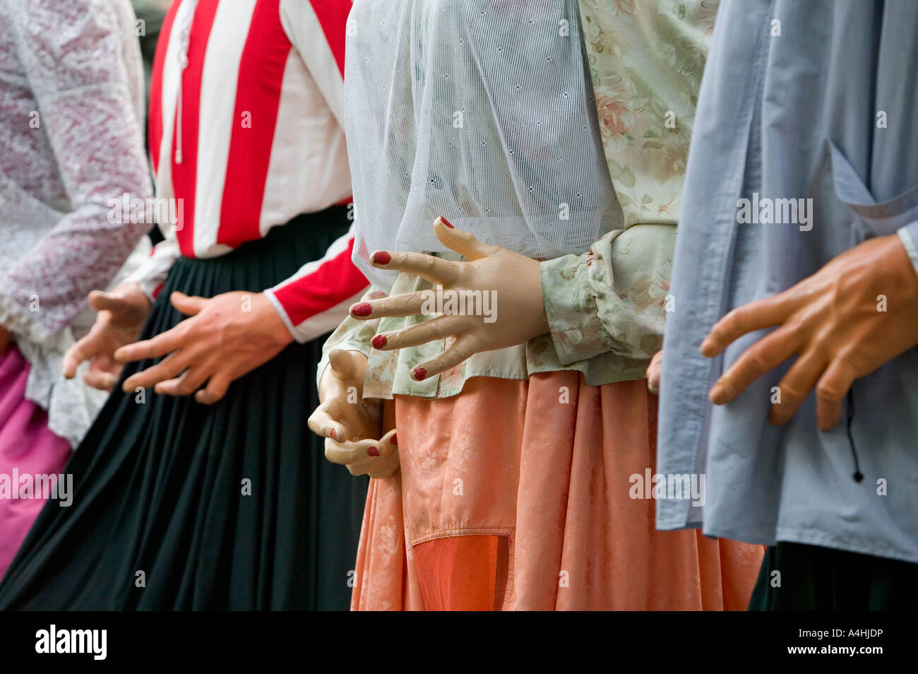 Hands of gigantes (giants), Our Lady of Begoña Festival, 15 August 06 ...
