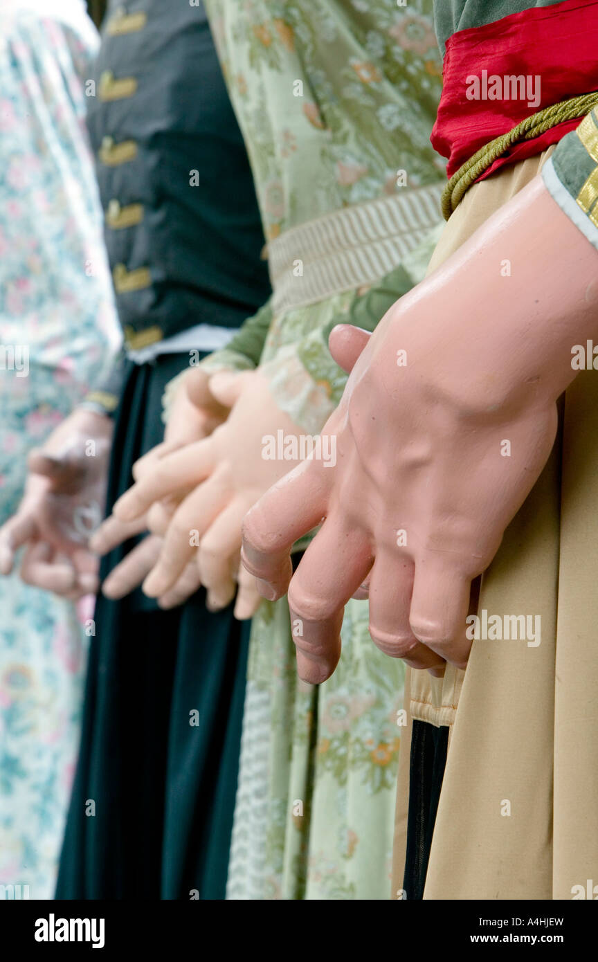 Hands of gigantes (giants), Our Lady of Begoña Festival, 15 August 06 ...