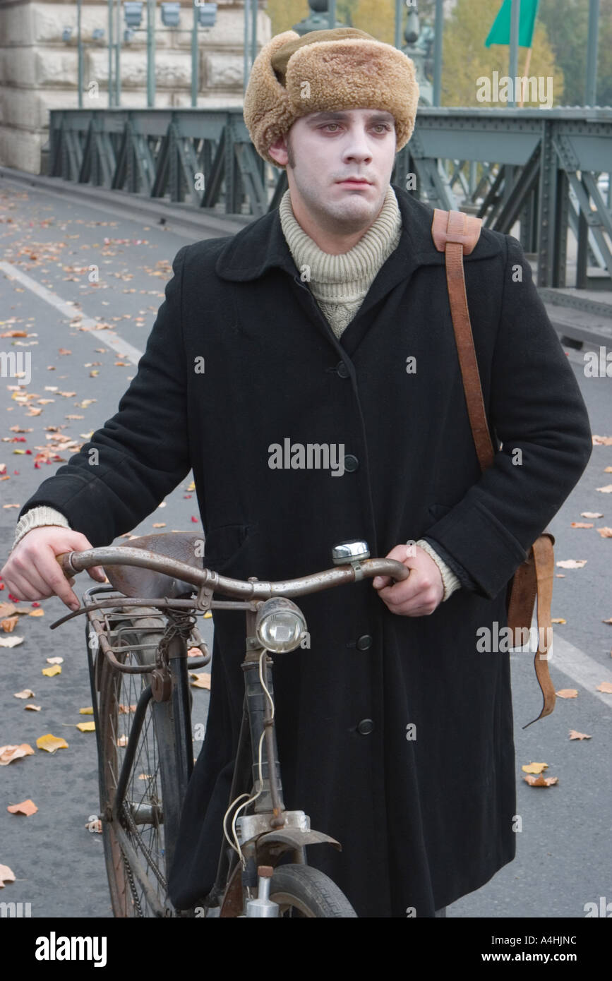 Freedom fighters Budapest re-enactment of Russian invasion Stock Photo ...