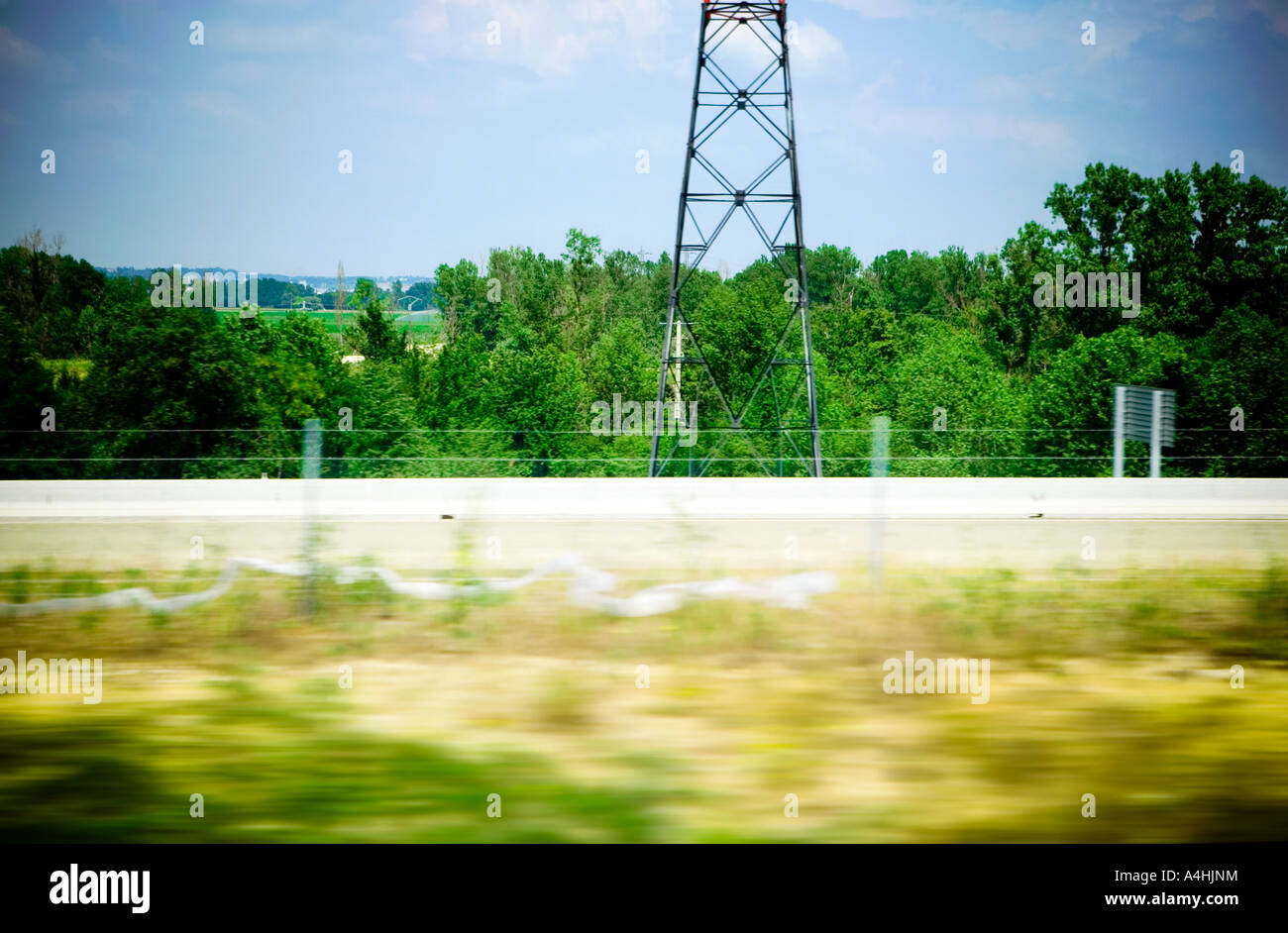 Countryside view through window hi-res stock photography and images - Alamy