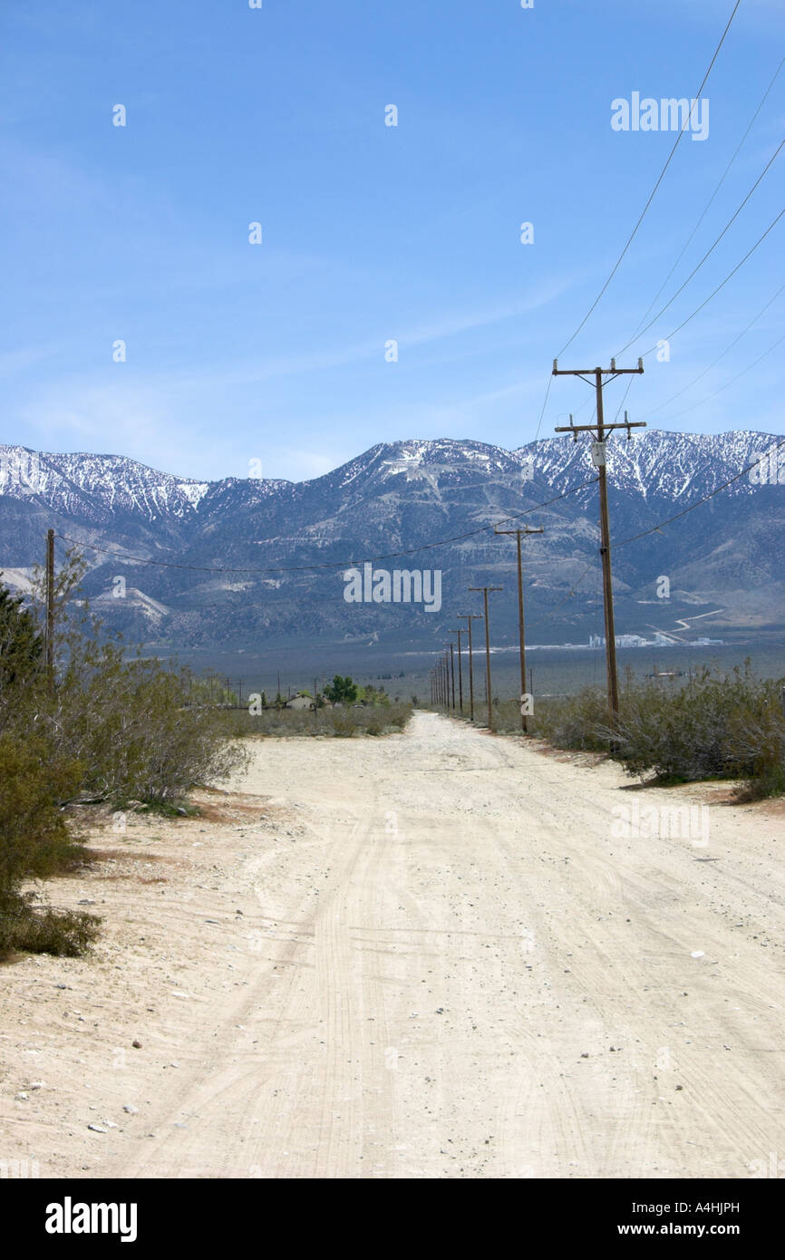 Mojave Desert In Spring Stock Photo - Alamy
