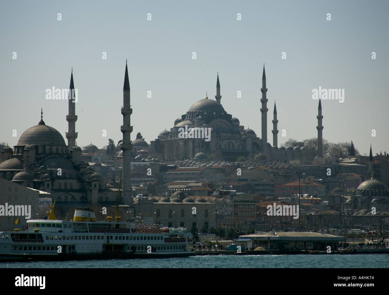 Blue Mosque Istanbul Turkey shot from the Bosphorus Stock Photo - Alamy