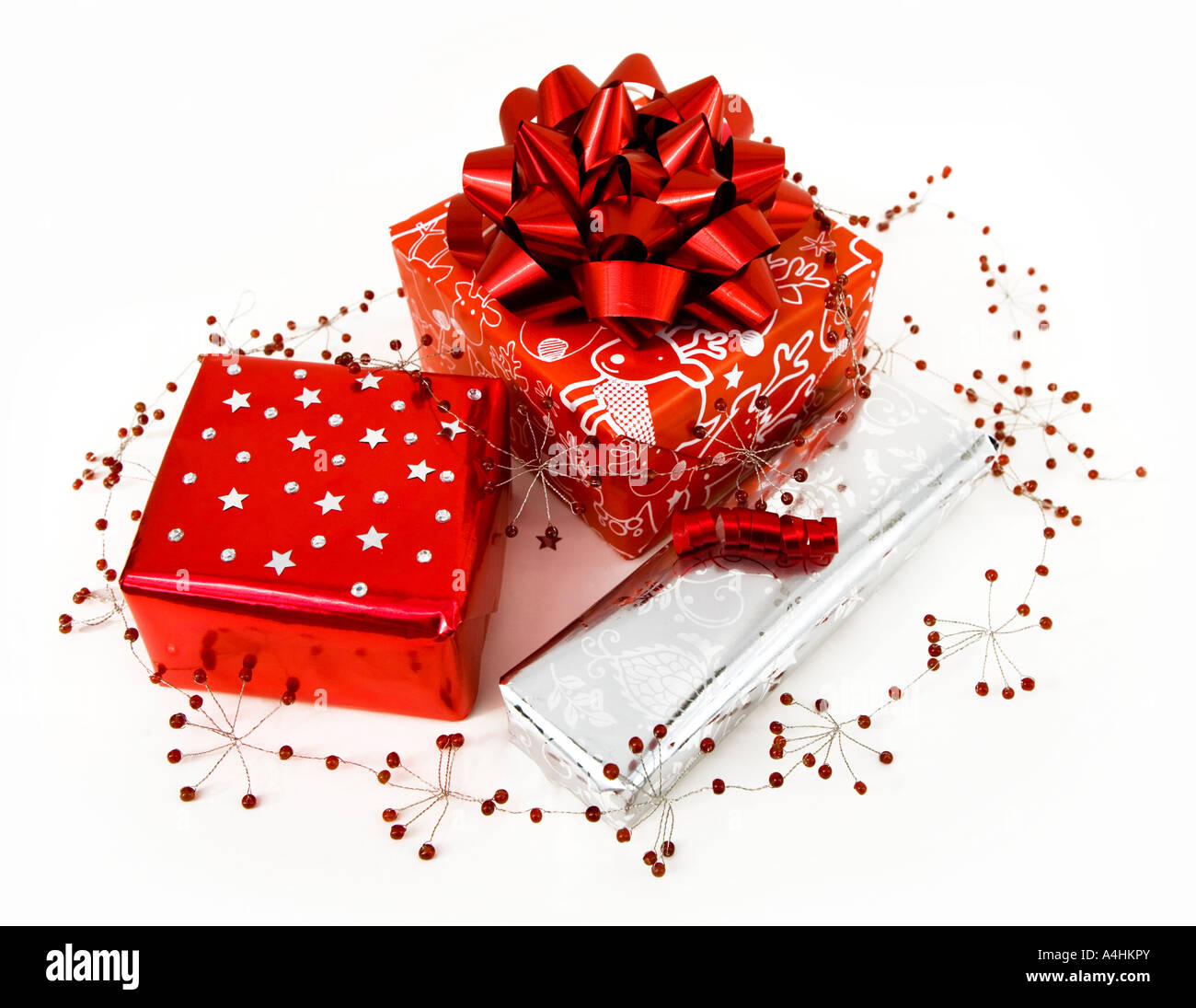 Christmas parcels hi-res stock photography and images - Alamy