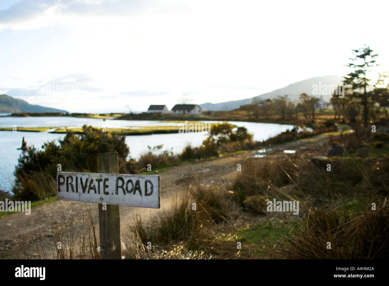 Private Road sign Stock Photo - Alamy