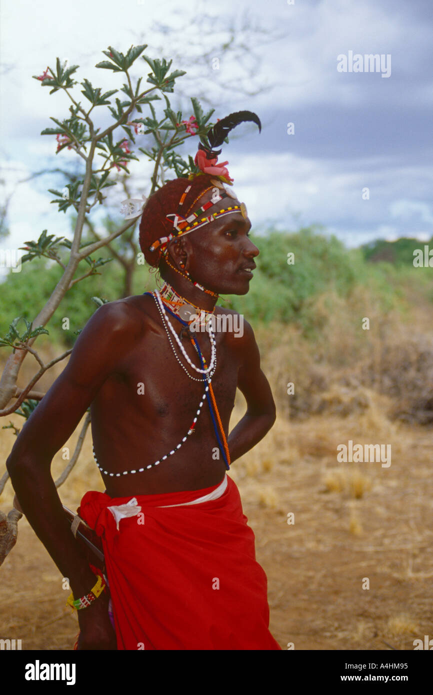 Samburu Warrior Stock Photos & Samburu Warrior Stock Images - Alamy