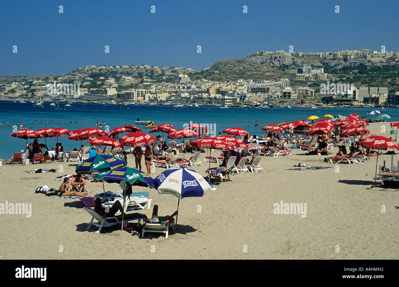 Beach bay malta hi-res stock photography and images - Alamy