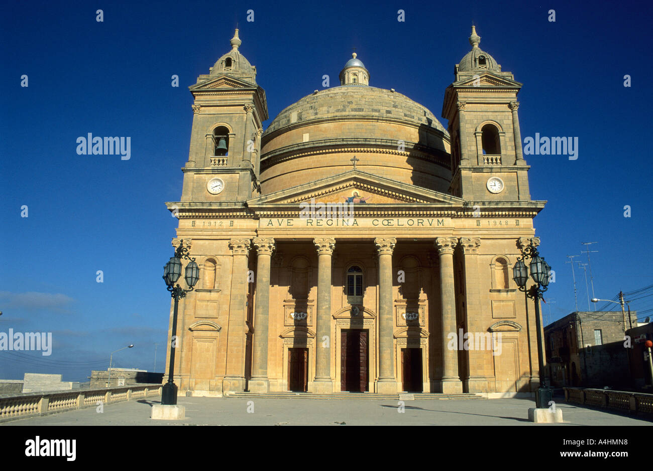 Dome, cathedrale of Mgarr, Malta Stock Photo - Alamy