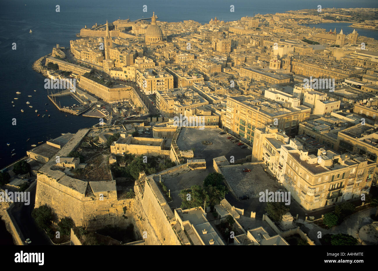 View over Valetta, La Valetta, capital of Malta, Unesco World Heritage ...