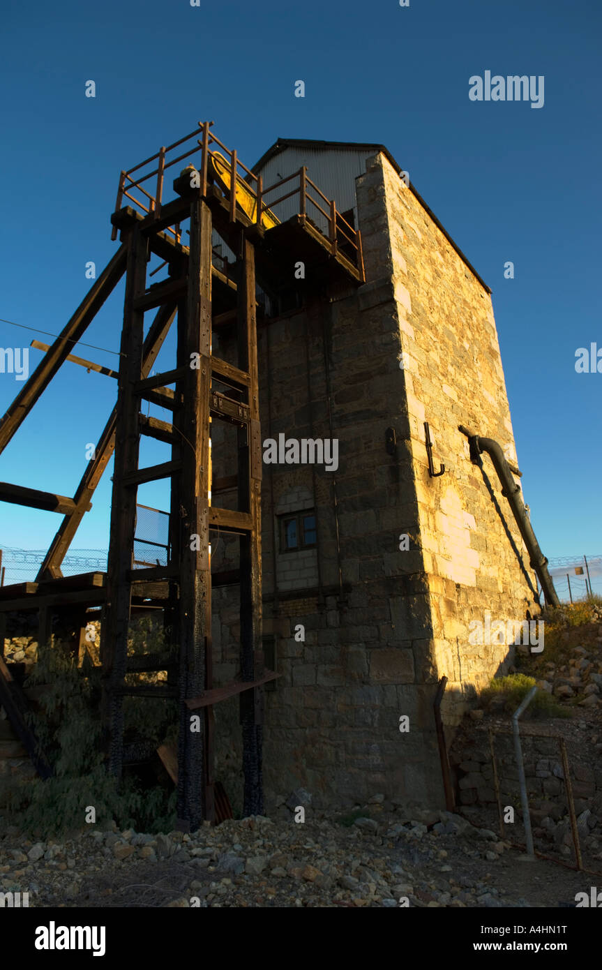 The steam driven pumphouse of the old copper mine in Okiep near ...