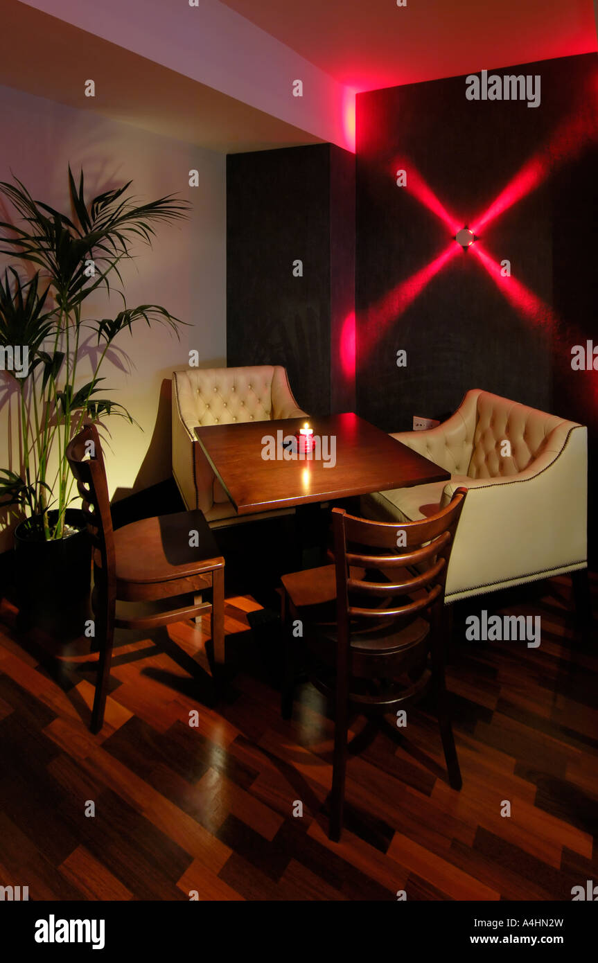 Post modern Restaurant interior in England Stock Photo - Alamy