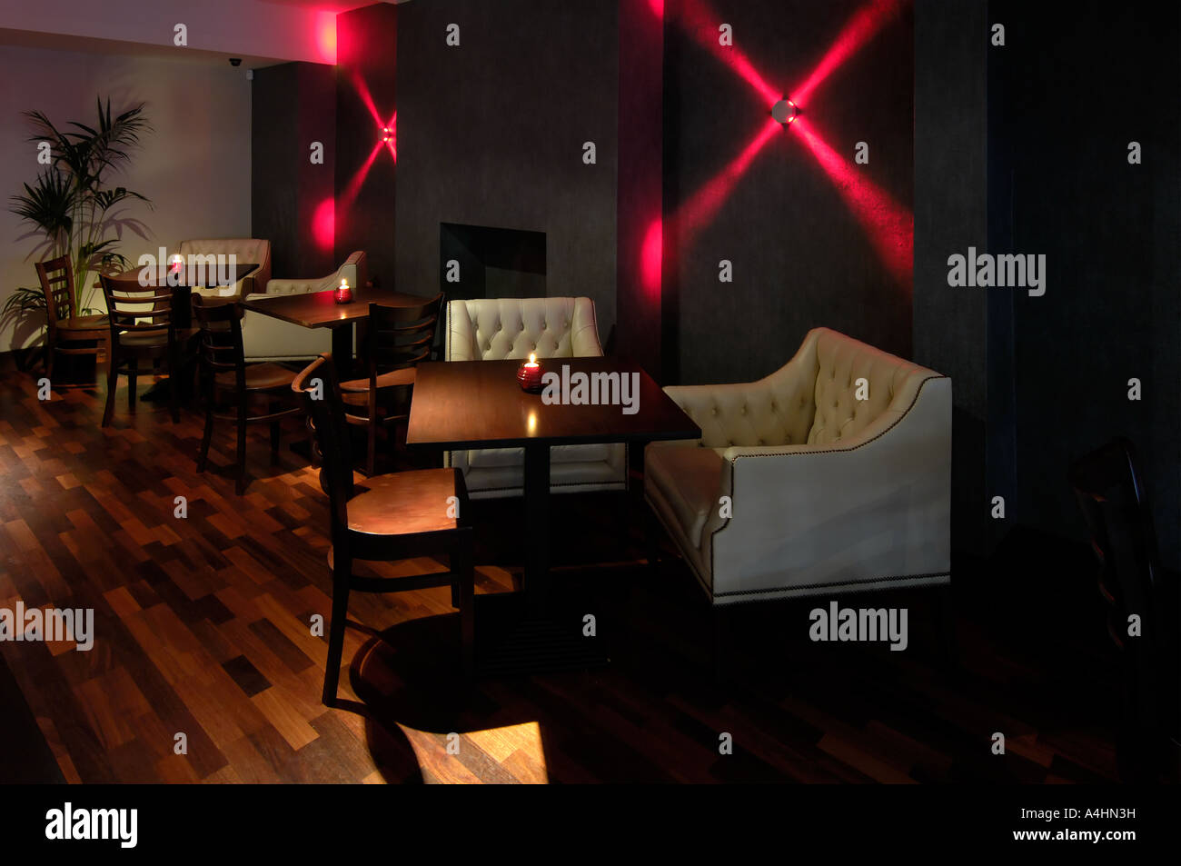 Post modern Restaurant interior in England Stock Photo - Alamy