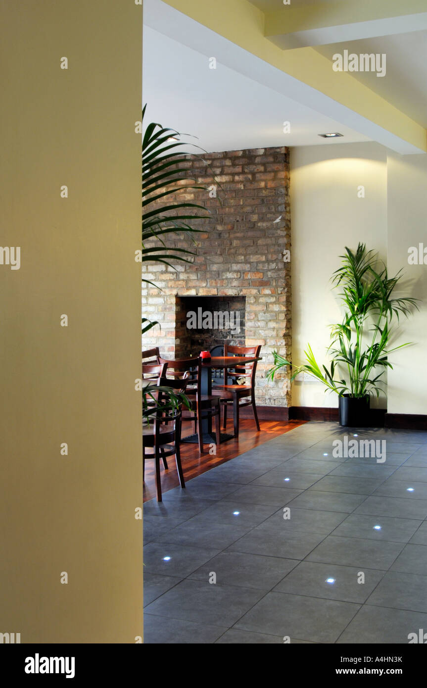 Post modern Restaurant interior view in England Stock Photo - Alamy