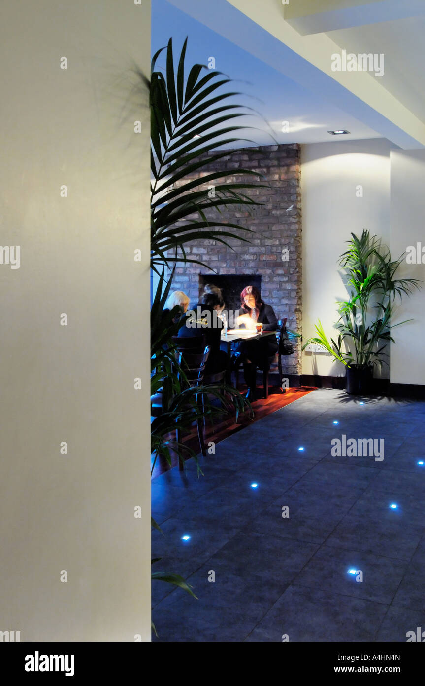 Post modern Restaurant interior in England Stock Photo - Alamy