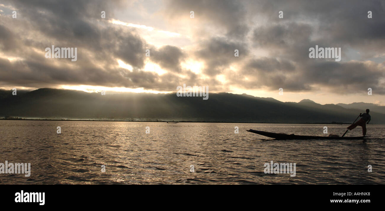 Fisherman on lake coast hi-res stock photography and images - Alamy