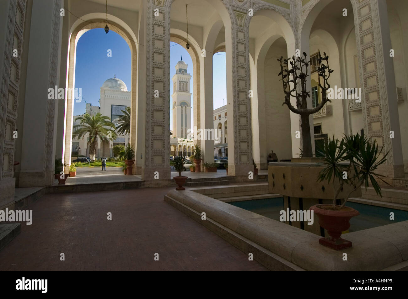 Beautiful colonial building in the italian quarter, Tripoli, Libya ...