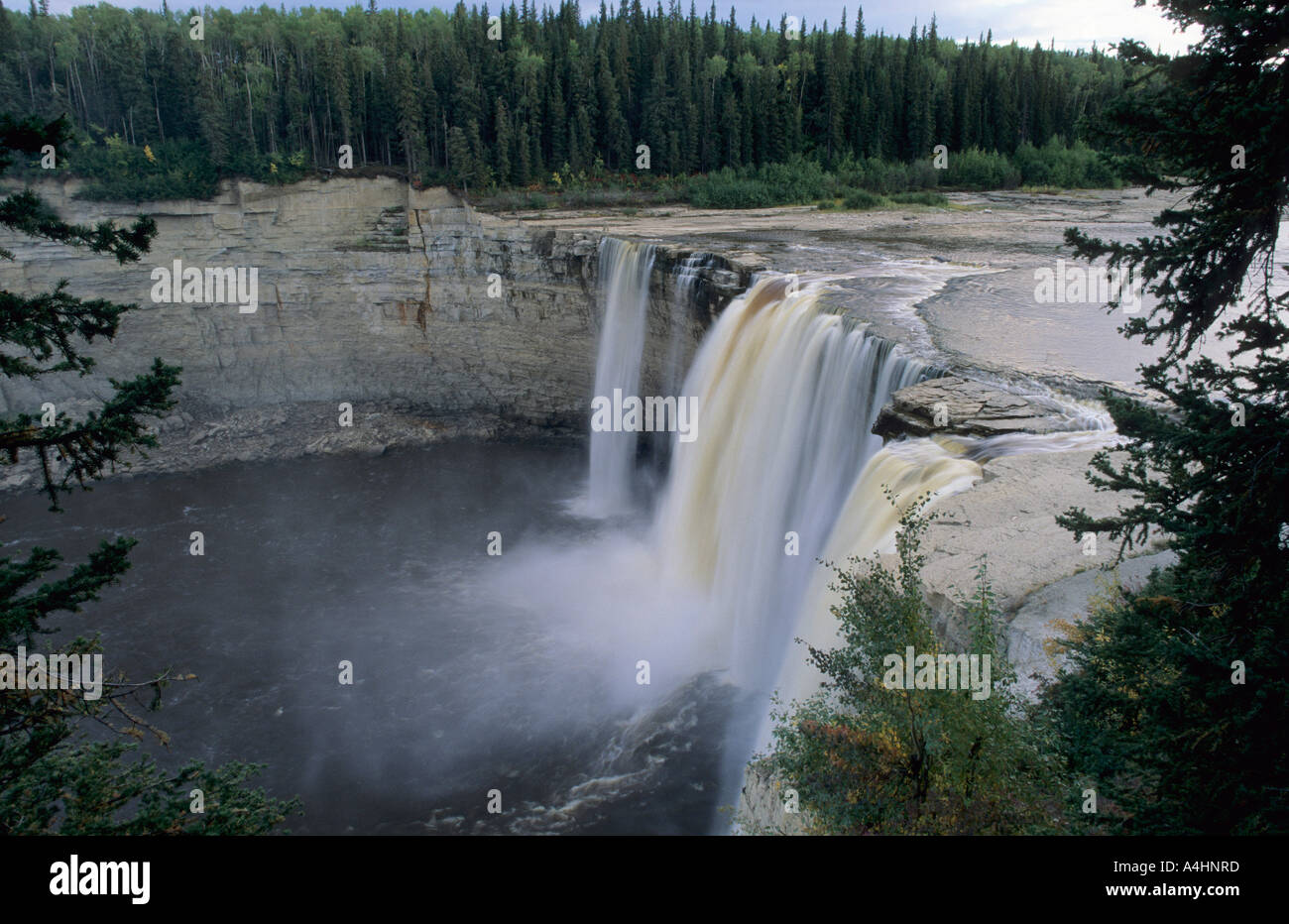 Alexandra Falls of the Hay River, Northwest Territories, Canada Stock ...