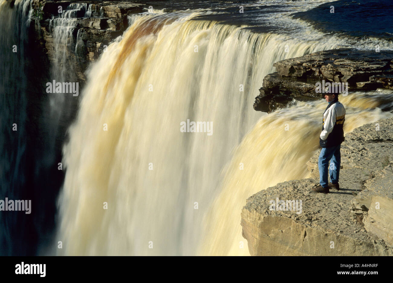 Alexandra Falls of the Hay River, Northwest Territories, Canada Stock ...