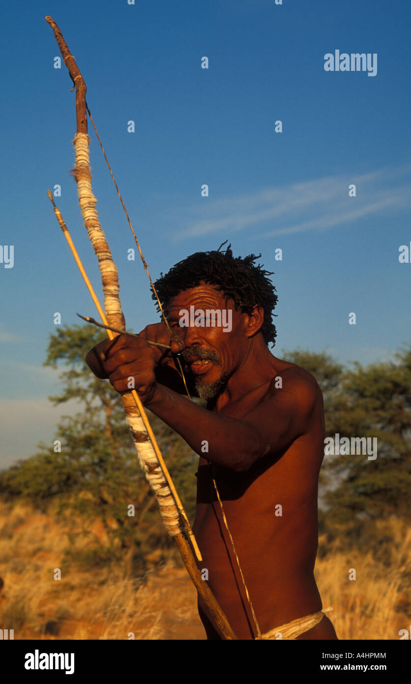Kalahari bushman bow arrow hi-res stock photography and images - Alamy