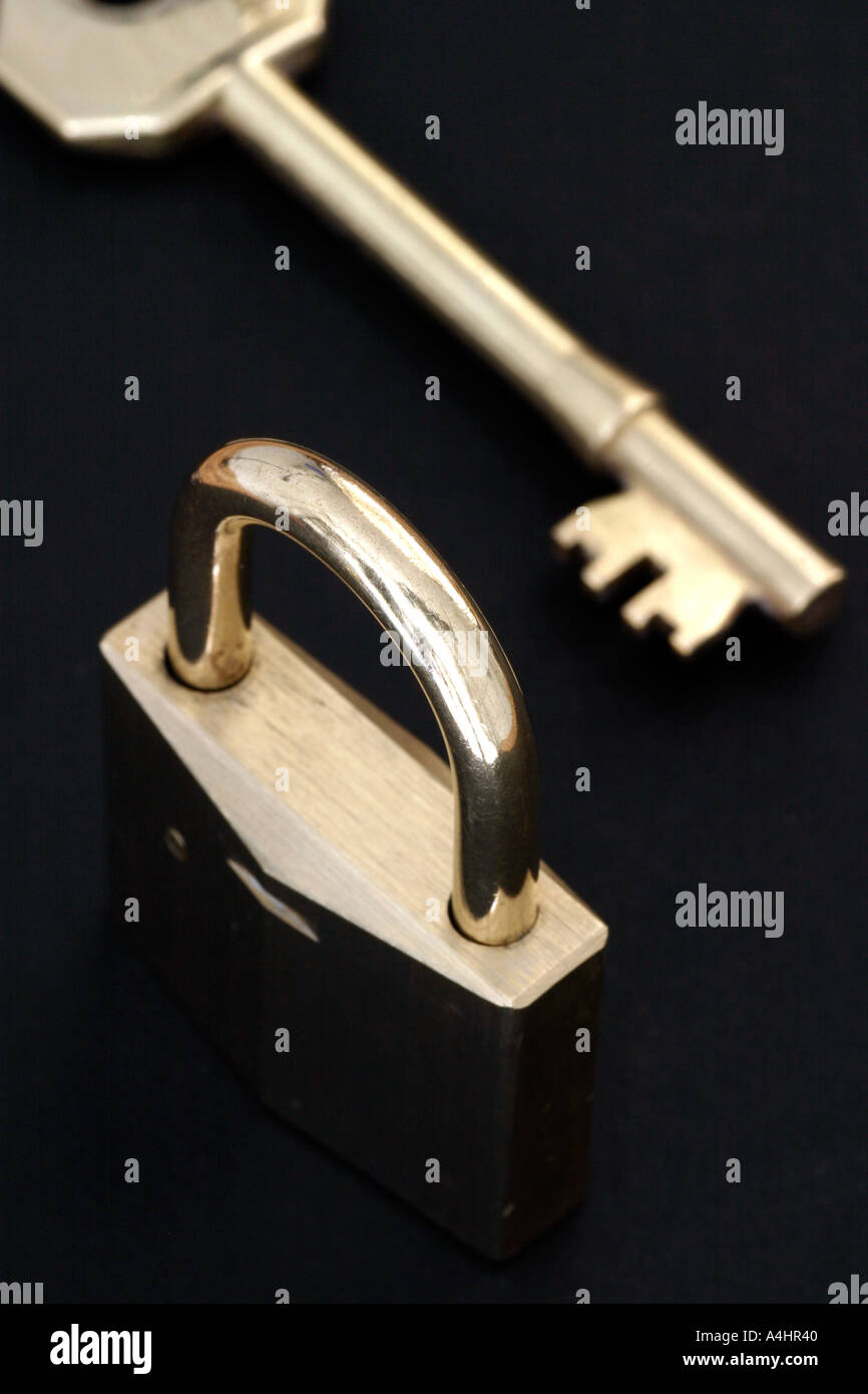 Lock and Key 5 Stock Photo - Alamy