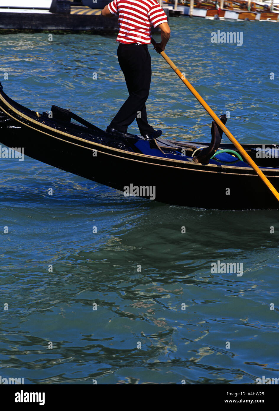 Gondolier in Venice Stock Photo - Alamy