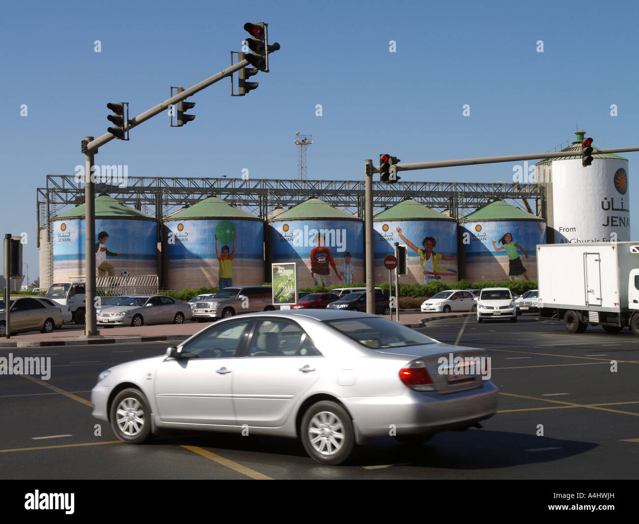Dubai, Jenan tanks Stock Photo - Alamy