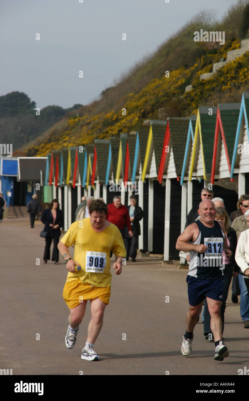 Fun Run Bournemouth Seafront Stock Photo - Alamy