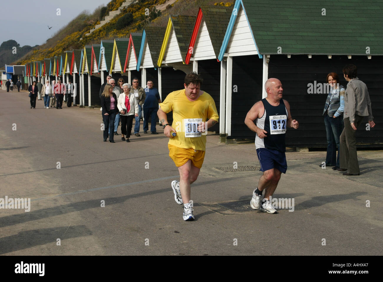 Fun Run Bournemouth Seafront Stock Photo - Alamy