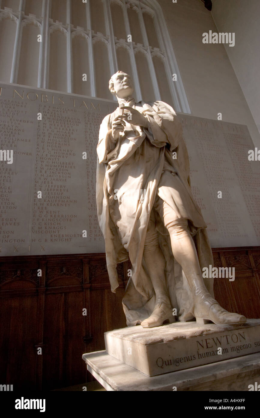 Sir isaac newton statue trinity college hi-res stock photography and ...