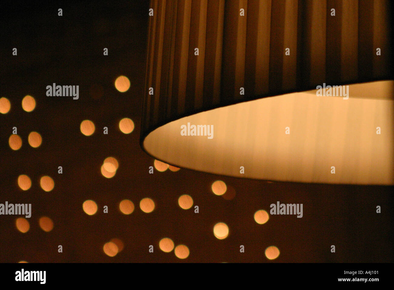 Section of Atmospheric Ceiling Light Shade Stock Photo - Alamy