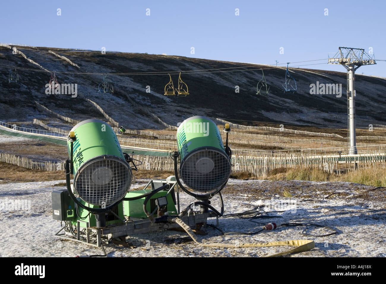 The Lecht Ski Centre. Strathdon, Aberdeenshire Stock Photo - Alamy