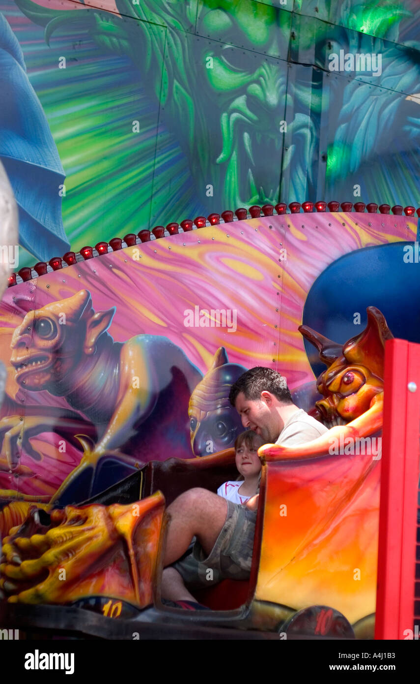 Fairground ride ghost train hi-res stock photography and images - Alamy