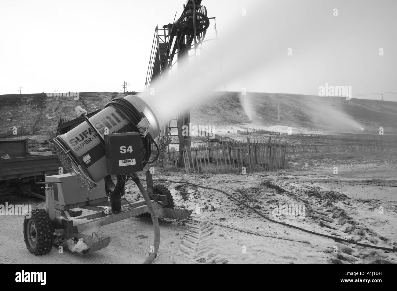 The Lecht Ski Centre. Strathdon, Aberdeenshire Stock Photo - Alamy