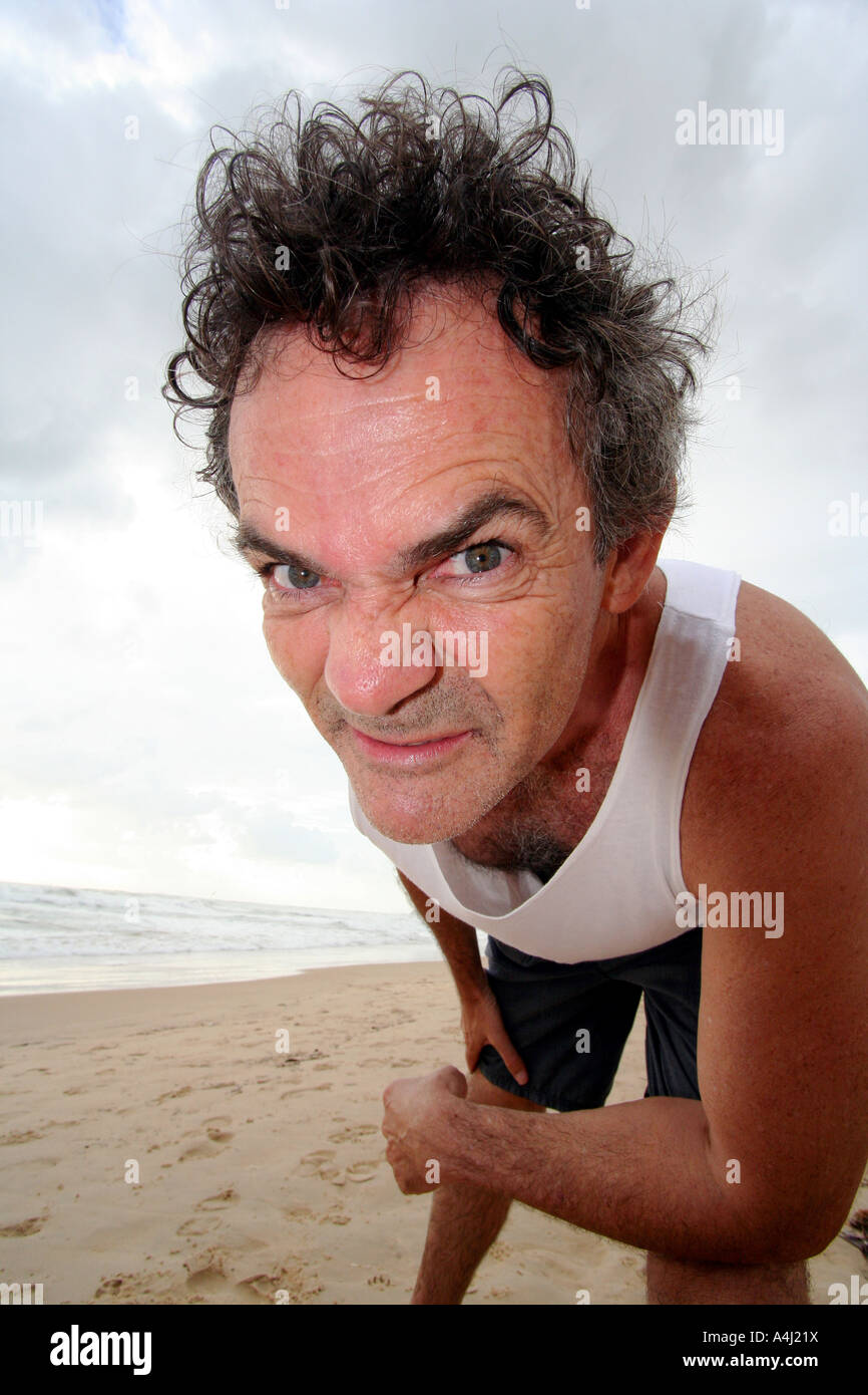 Stressed old man cartoon hi-res stock photography and images - Alamy