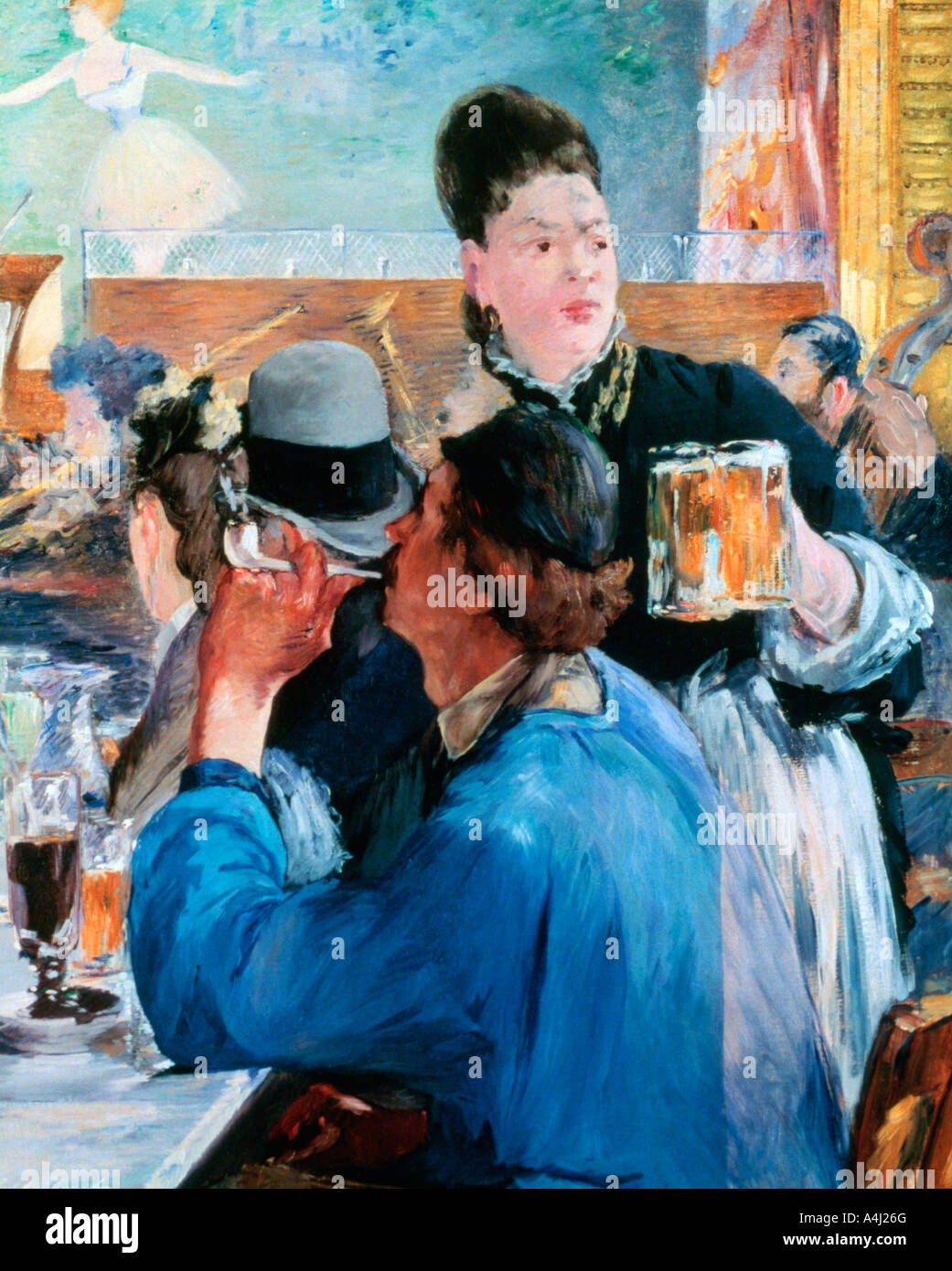 'Corner of a Cafe Concert', 1878-1880. Artist: Edouard Manet Stock ...