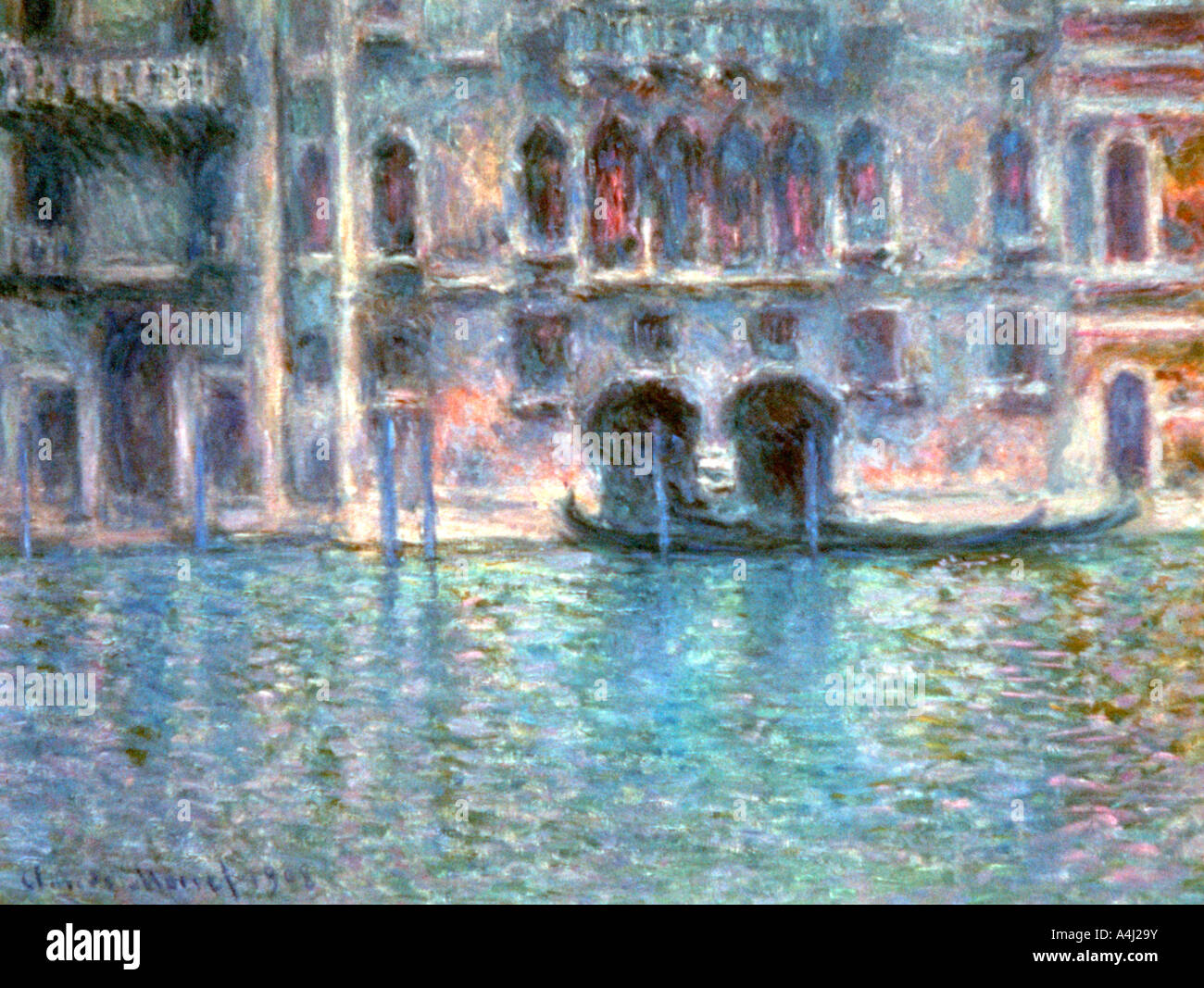 'Venice, Palazzo Da Mula', 1908. Artist: Claude Monet Stock Photo - Alamy