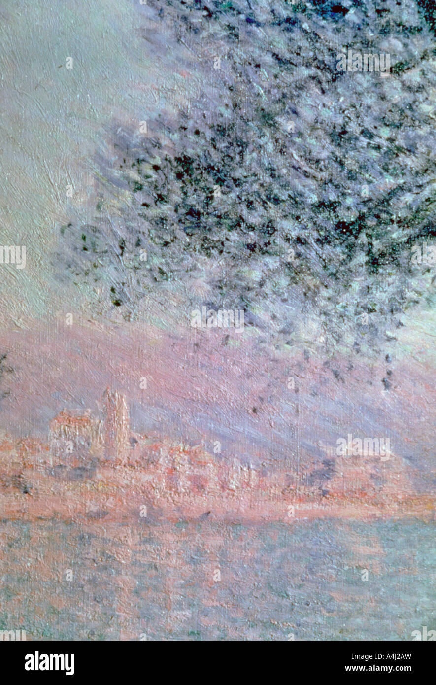 'View of Antibes', detail, 1888. Artist: Claude Monet Stock Photo - Alamy