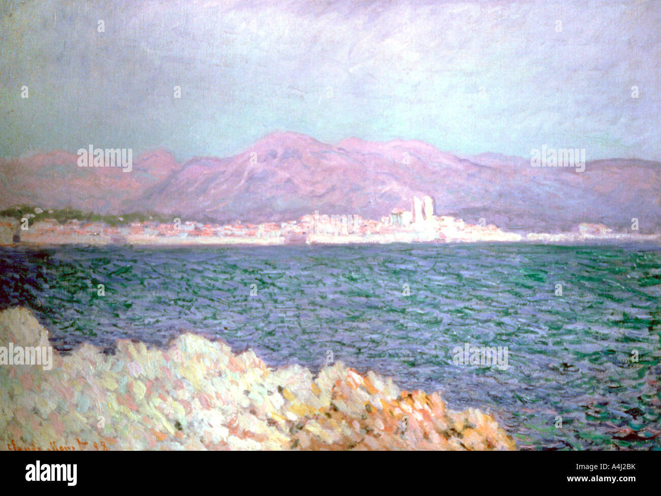 'Gulf of Antibes', 1888. Artist: Claude Monet Stock Photo - Alamy