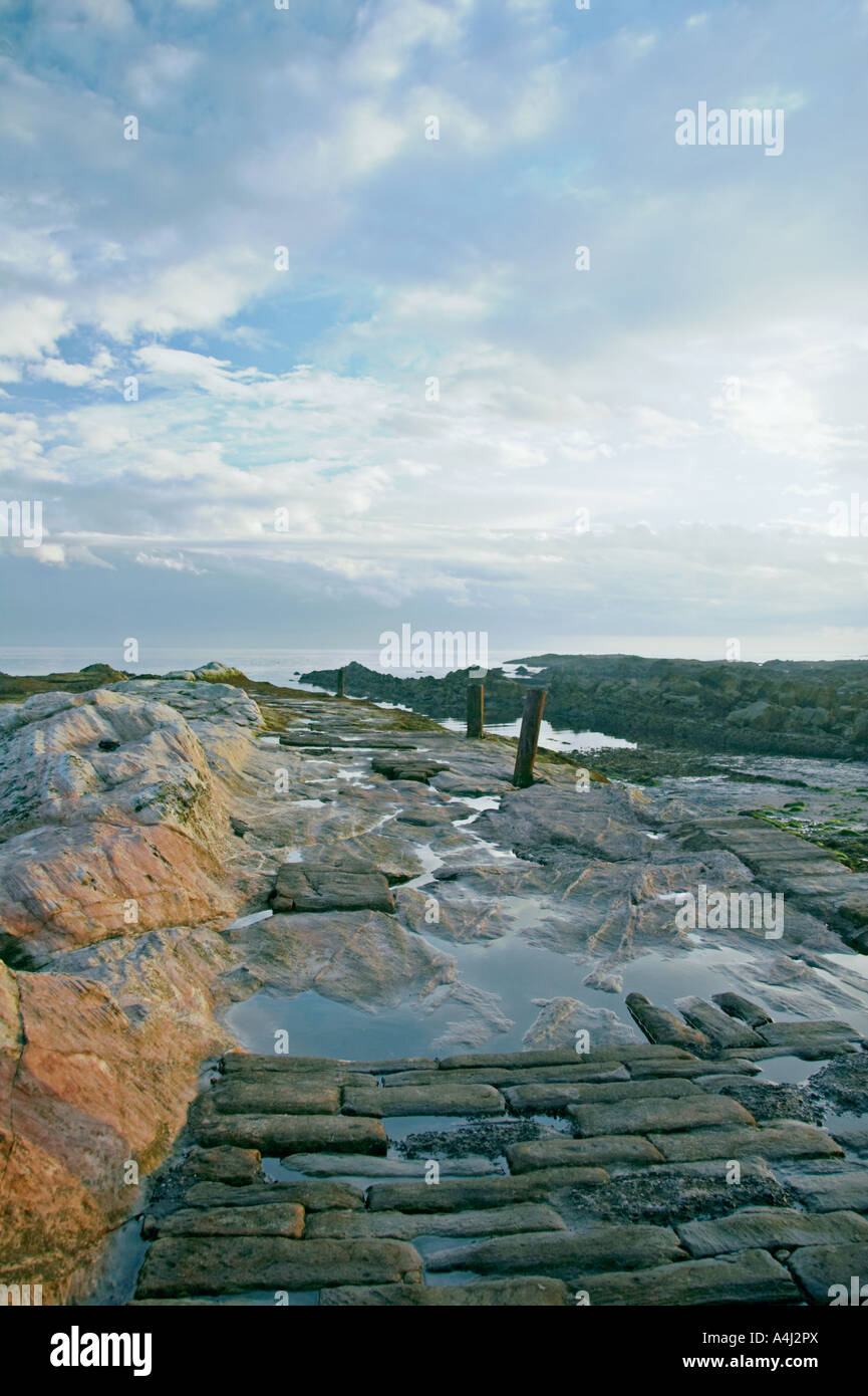 Stone jetty at Pittenweem, Fife, Scotland Stock Photo - Alamy