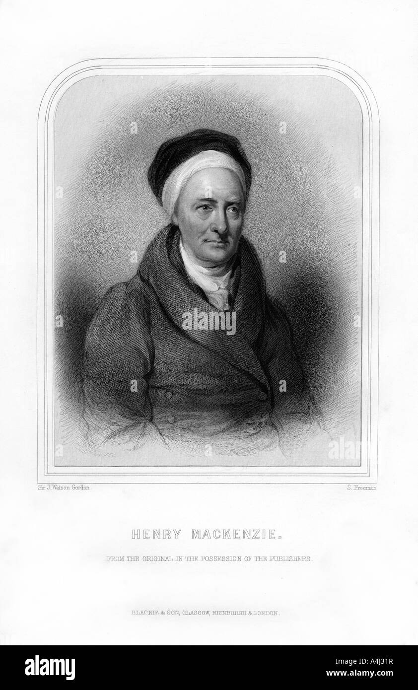 Henry Mackenzie, Scottish novelist and miscellaneous writer, (1870 ...