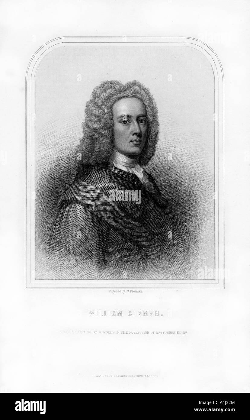 William Aikman, eminent Scottish portrait painter, (1870).Artist: S ...