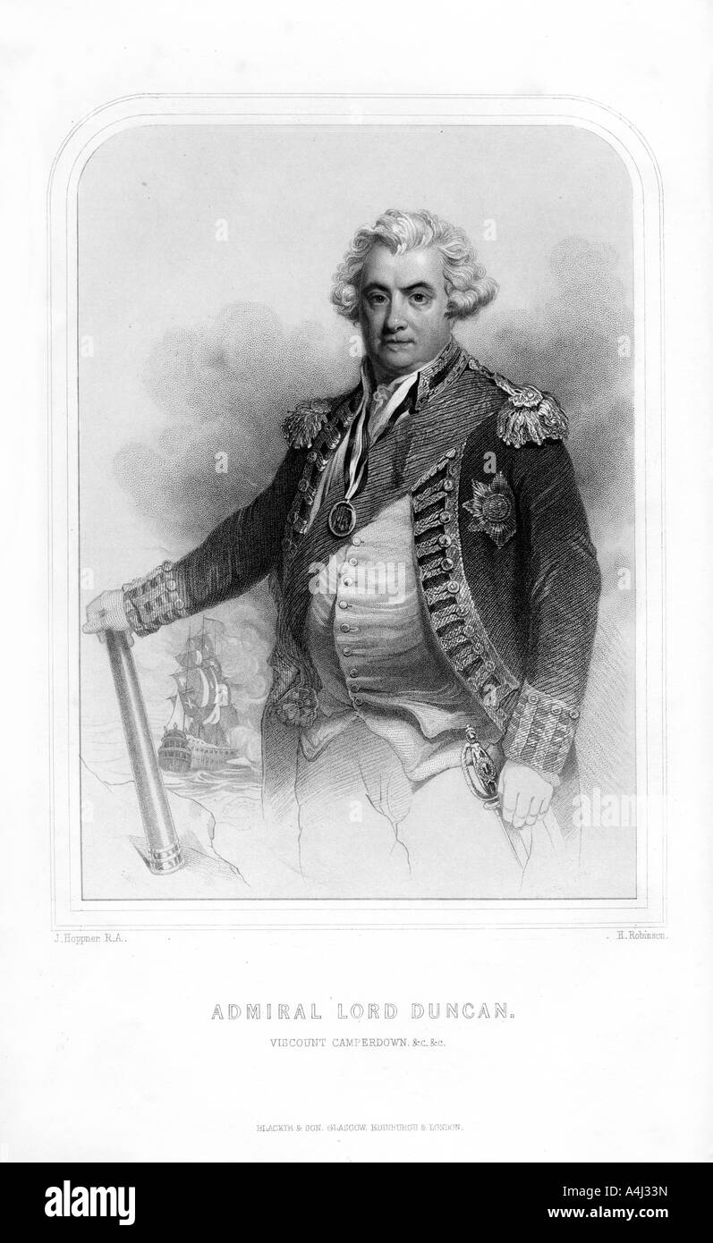 Adam Duncan, Viscount Duncan of Camperdown, Scottish navy officer ...