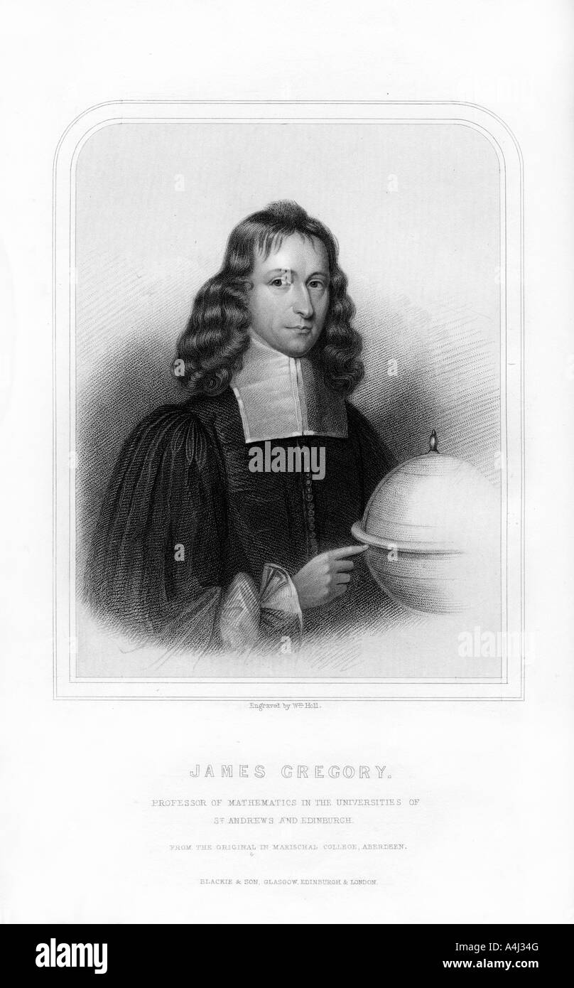 James Gregory, Scottish mathematician and astronomer, (1870).Artist ...