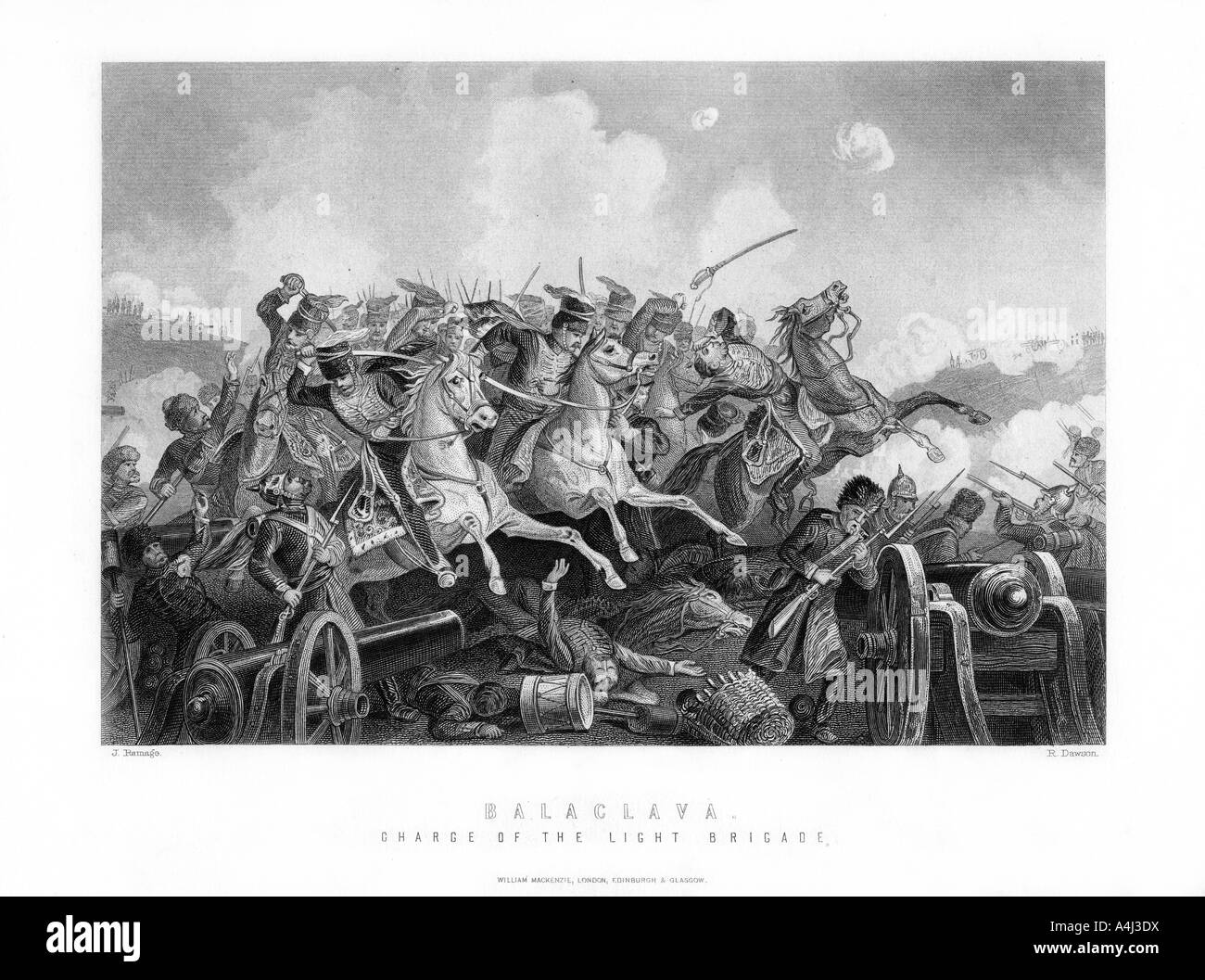 The Charge of the Light Brigade, Battle of Balaclava, Crimean War ...