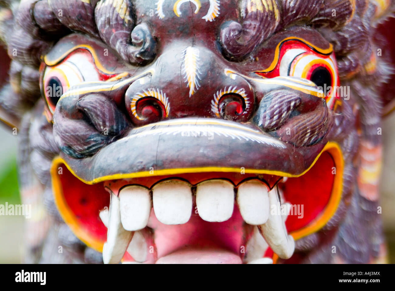 Close up of Barong statue in Ubud, Bali Stock Photo - Alamy