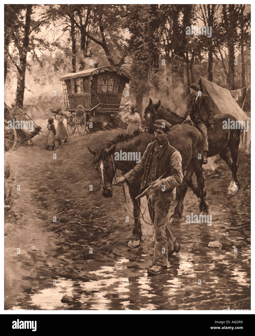 Gypsies nomadic nomads hi-res stock photography and images - Alamy