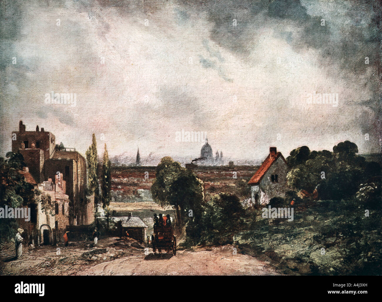 'View of the City of London from Sir Richard Steele's Cottage', 19th ...