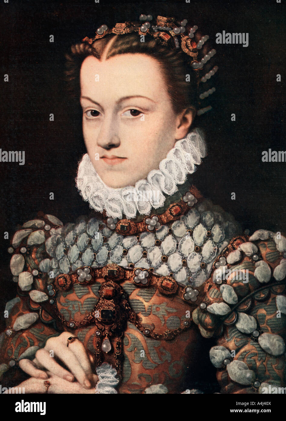 'Princess Elizabeth of Austria', c1571 (1910).Artist: Francois Clouet ...